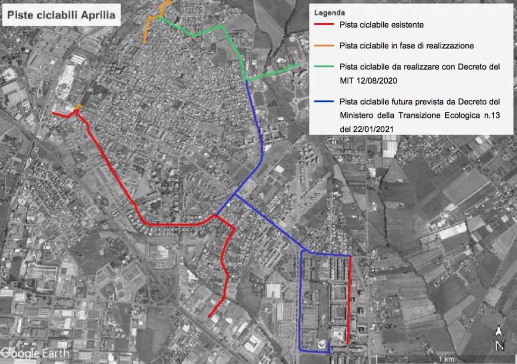 CICLOVIA URBANA AD APRILIA: GLI INTERVENTI PER L'ANELLO CICLABILE ...