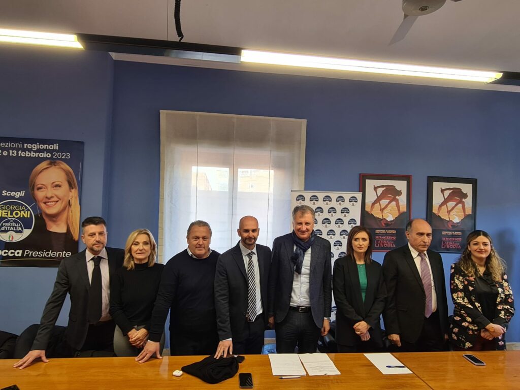 FRATELLI D'ITALIA PRESENTA I CANDIDATI ALLE REGIONALI - Latina TU