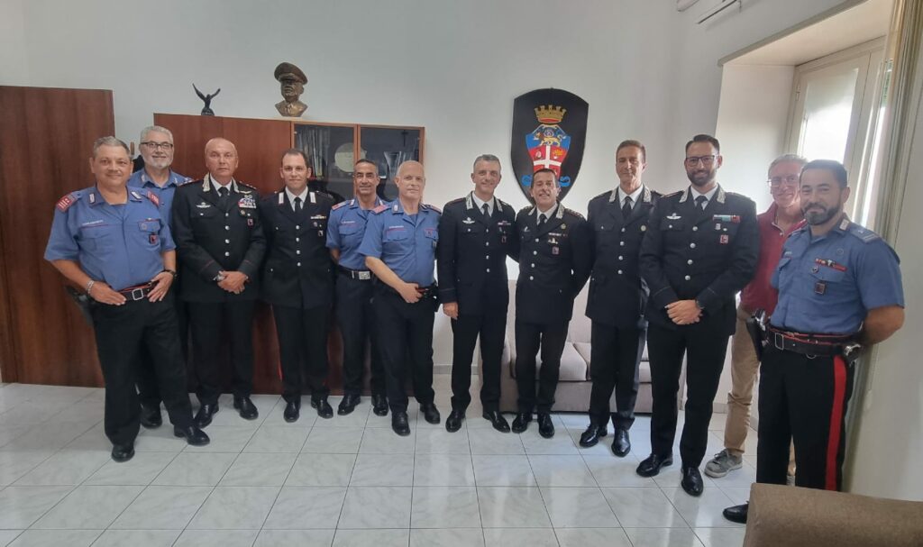 FORMIA SALUTA IL COMANDANTE PROVINCIALE DEI CARABINIERI: A BREVE SI ...