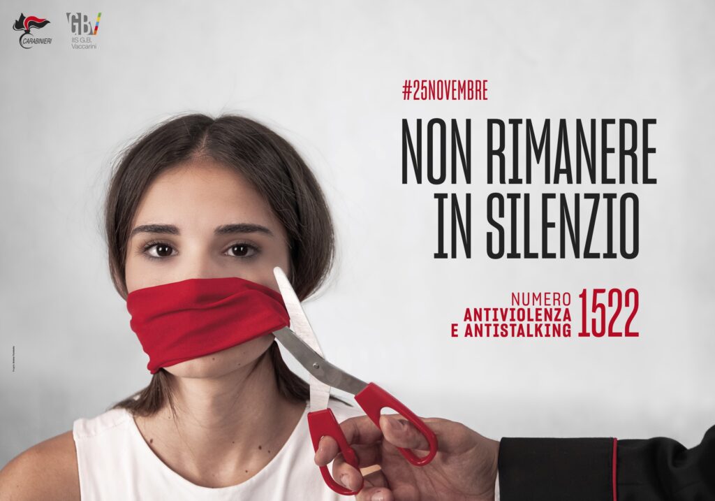 "NON RIMANERE IN SILENZIO", LA CAMPAGNA DEI CARABINIERI CONTRO LA VIOLENZA SULLE DONNE